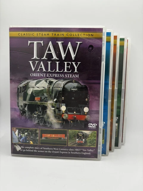 CLASSIC STEAM TRAIN Collection DVD Set Of 5 Taw Valley Castle & Manor ...