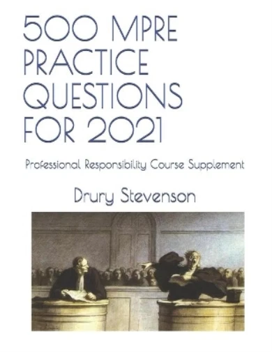 DRURY STEVENSON 500 Mpre Practice Questions for 2021 (Poche) EUR 26,58 - PicClick FR