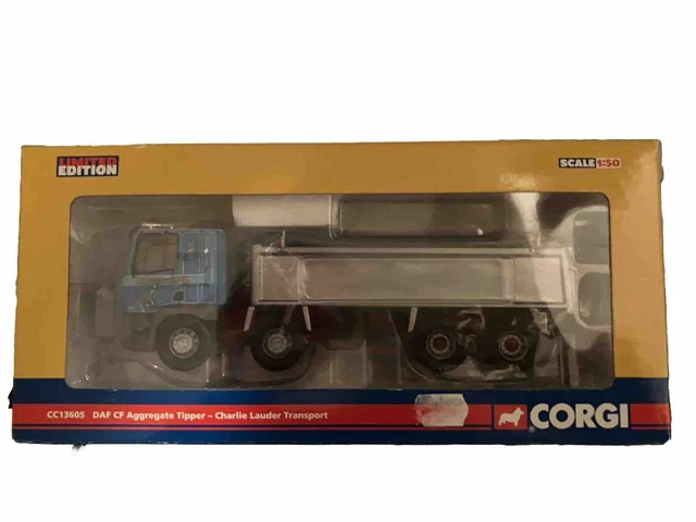 VERY RARE CORGI CC13605 DAF CF aggregate tipper "Charlie Lauder ...