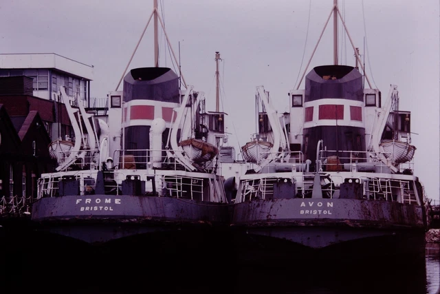 1979 FROME & Avon Avonmouth Shipping Ship Boat 35mm Original Slide Ref ...