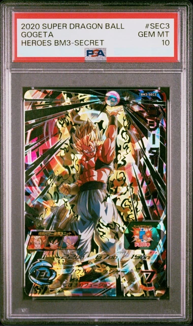 CARTA GOGETA BM3-SEC3 Super Dragon Ball Heroes Giappone [PSA 10] EUR 150,00 - PicClick IT
