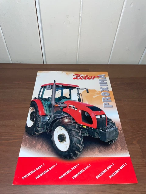 BROCHURE PROSPEKT PROSPECTUS TRACTEUR ZETOR PROXIMA tractor-ursus-traktor-ih EUR 6,99 - PicClick FR