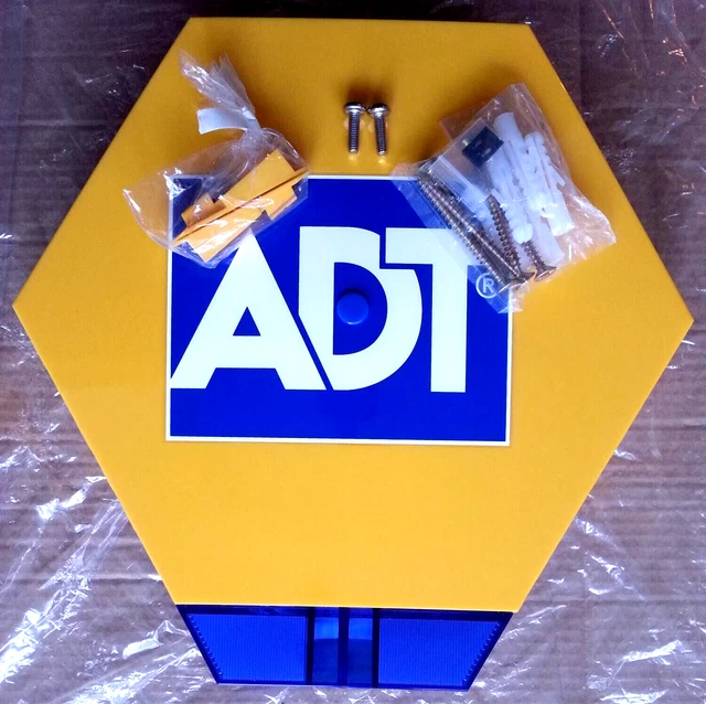 NEW 2022 ADT Twin LED Grade 3 Live Alarm Siren Sounder Bell Box 7422 ...