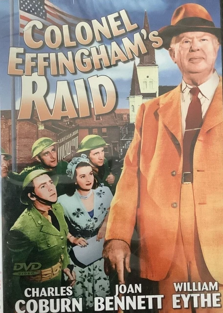 MAN OF THE Hour DVD Colonel Effingham's Raid - 1945 Movie Charles ...