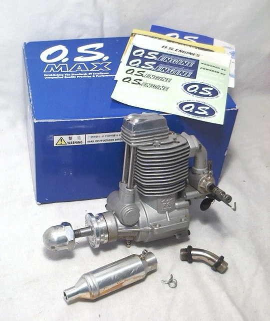 O.S. OS MAX 91 Fx 4 Stroke Nitro Glow R/C Aircraft Engine - Super Clean ...