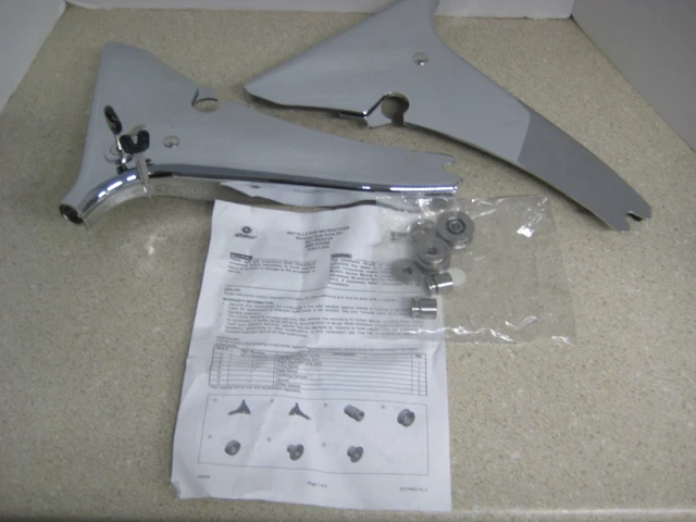 NOS OEM YAMAHA Chrome Bkrst Sidearms Kit ( Qr ) 2007-17 XVS950 XVS1300 ...