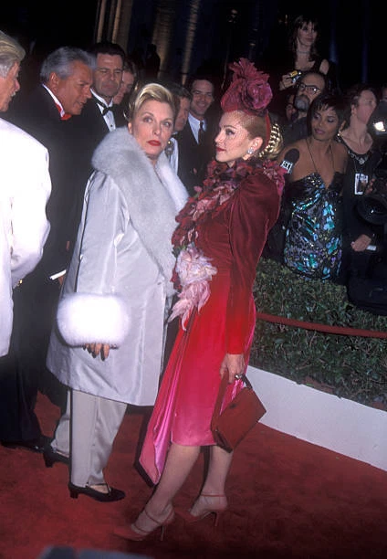 PUBLICIST LIZ ROSENBERG & Madonna at the Premiere of Evita in Lo .. Old ...