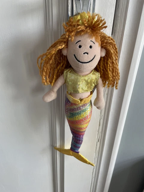 RETIRED JELLYCAT SPARKLY MERMAID SOFT TOY BEANIE GOLDEN HAIR 13ins £9. ...