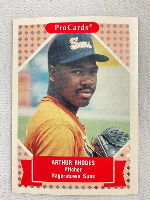 1991 TOMORROW'S HEROES Baseball Card #006-Arthur Rhodes, Hagerstown ...