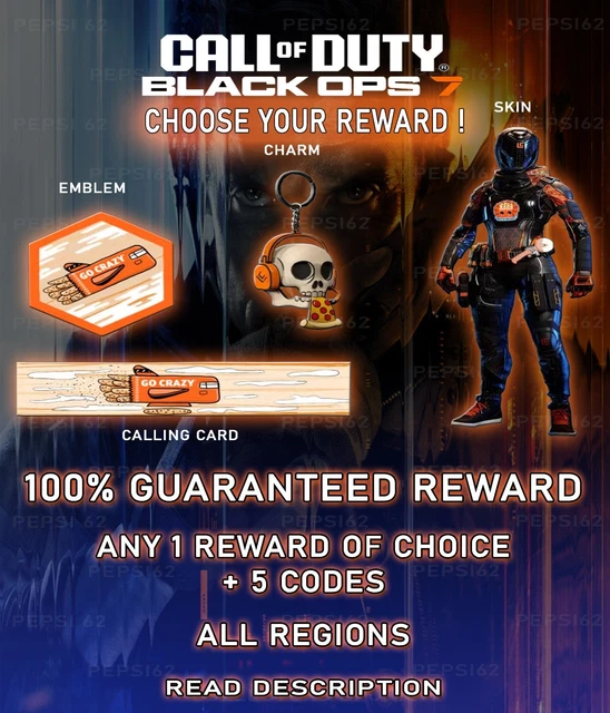 CALL OF DUTY Black Ops 7 Little Caesars REWARD OF CHOICE GUARANTEED 🍕 5 ...