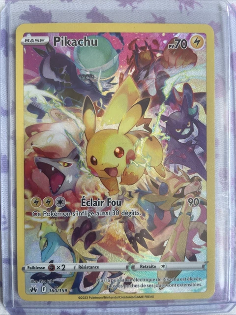 CARTE POKÉMON PIKACHU 160/159 Zénith Suprême EB Neuve Fr EUR 32,00 ...