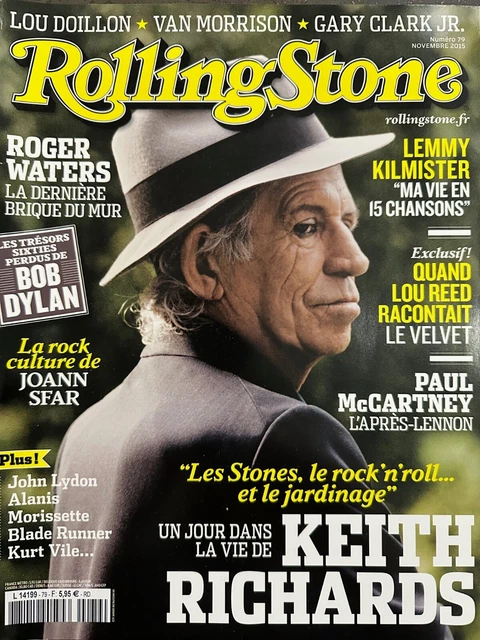 MAGAZINE ROLLING STONE n°79, Keith Richards, Roger Waters, Lemmy ...