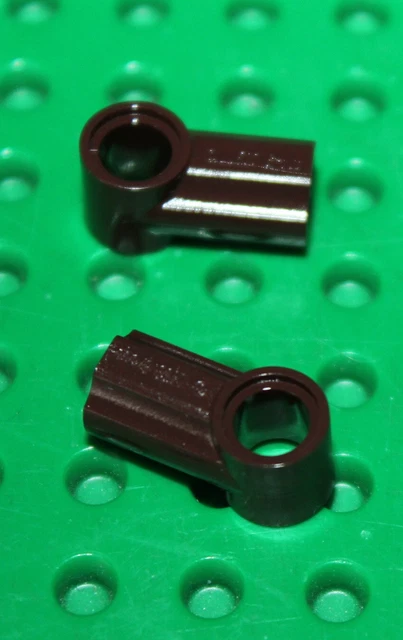 LEGO TECHNIC DARK Brown Axle and Pin Connector Angled #1 ref 32013 set ...