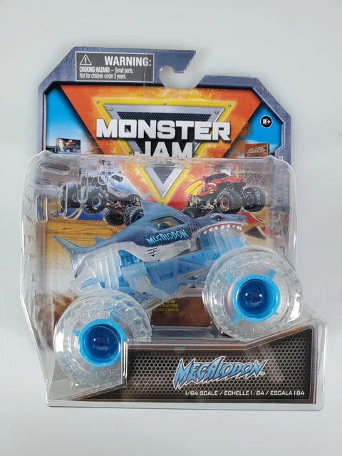 MEGALODON MONSTER JAM Spin Master 2024 Series 38 Ghost Crew Chase ...