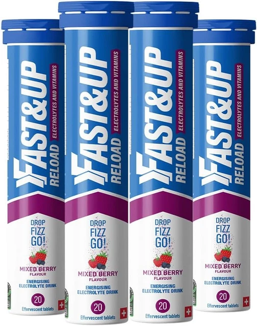 FAST&UP RELOAD – Mixed Berry Flavour – 80 Effervescent Tablets ...