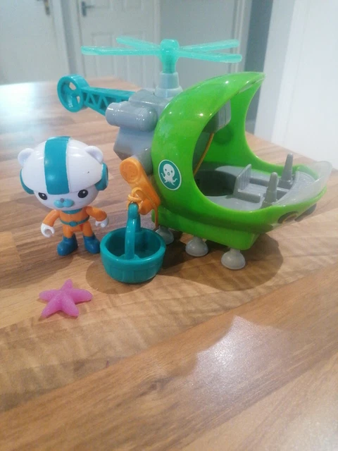 OCTONAUTS RARE GUP H helicopter Playset Captain Barnacles Figure ...