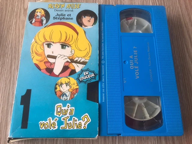 CASSETTE VIDÉO VHS Dessin Animé Julie Et Stéphane Qui A Volé Julie ...