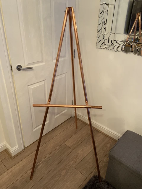 BESPOKE COPPER PIPE Easel (wedding/christening/baby Shower/birthday) £ ...