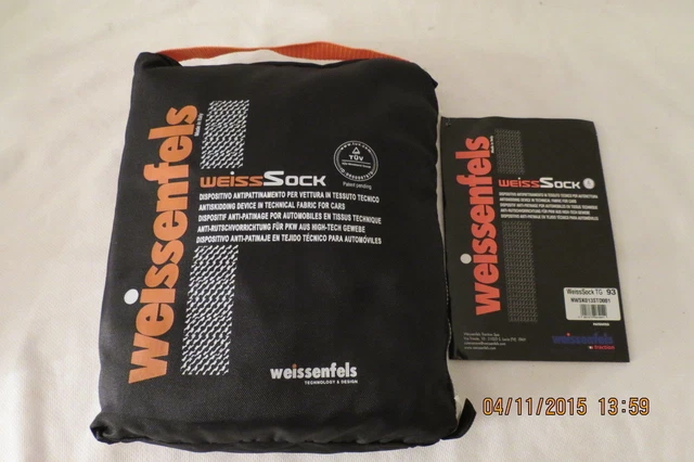 WEISSSOCK TG93 HIGH Performance Tyre Winter Traction Snow Ice Sock (Not Chain) £30.00 - PicClick UK