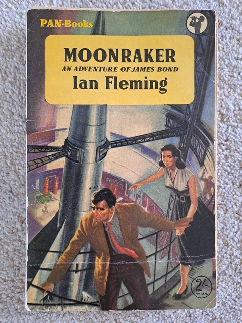 IAN FLEMING, MOONRAKER, James Bond 1956, 1st Pan Paperback 1st Print, Rare Cover £79.99 ...