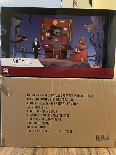 DC COLLECTIBLES BATMAN the Animated Series Batcave with Alfred ...