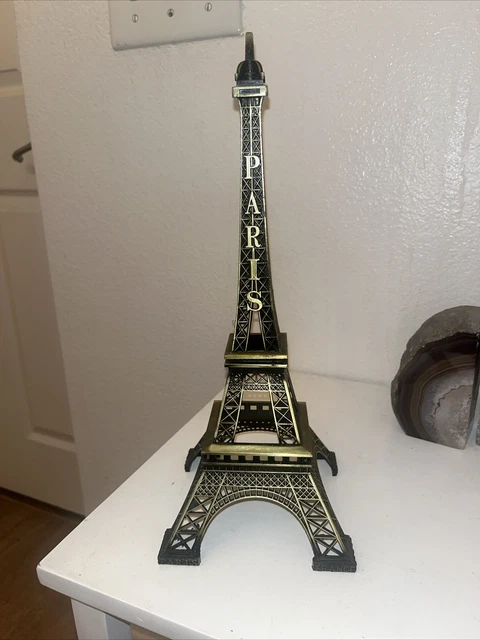 PARIS 2024 OLYMPICS Eiffel Tower Model Statue 13 IN Souvenir Gift ...