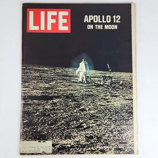 VINTAGE LIFE MAGAZINE December 12 1969 - APOLLO 12 ON THE MOON - VTG ...