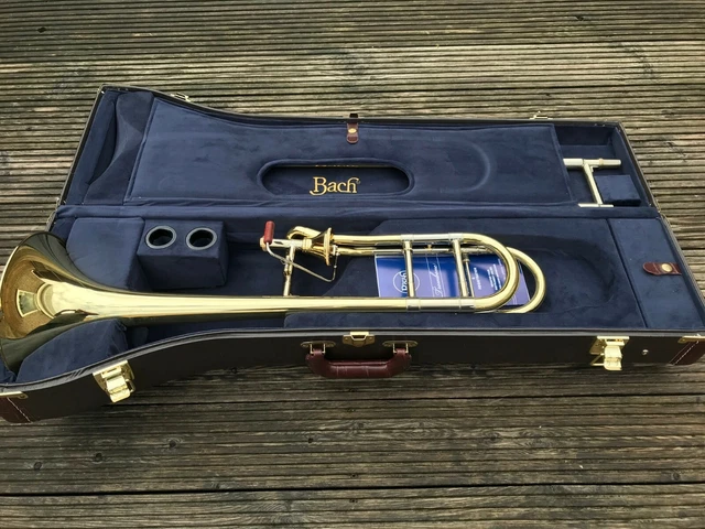 VINCENT BACH STRADIVARIUS 42AF Bb/F Tenor Trombone-Infinity Valve ...