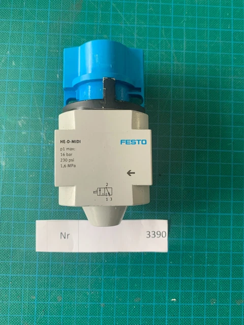 FESTO EINSCHALTVENTIL Typ HE-D-MIDI / Nr 170682 EUR 49,00 - PicClick DE