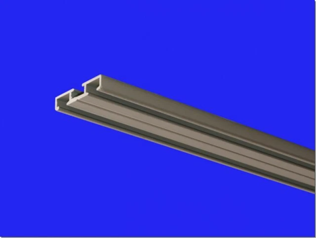 CURTAIN RAIL CURTAIN rail ceiling rail 2 run model 200 silver or white ...