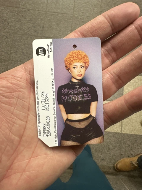 ICE SPICE METROCARD Limited Edition NYC Subway Preloaded With MYSTERY ...
