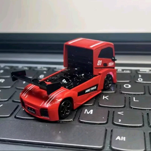 1/87 MINI DRIFT Truck Rc Car Crimson Red BNIB Working Lights 2.4g ...