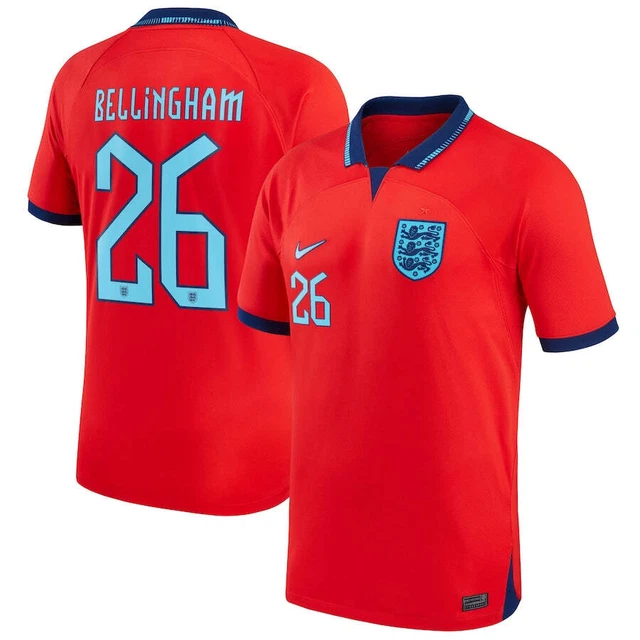 ENGLAND JUDE BELLINGHAM Official Nike 2022 World Cup Mens Away Shirt £59.99 - PicClick UK