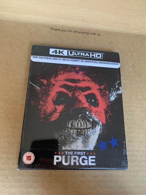 THE FIRST PURGE Limited Ed UK 4K UHD Blu Ray Steelbook NEW & SEALED £39 ...