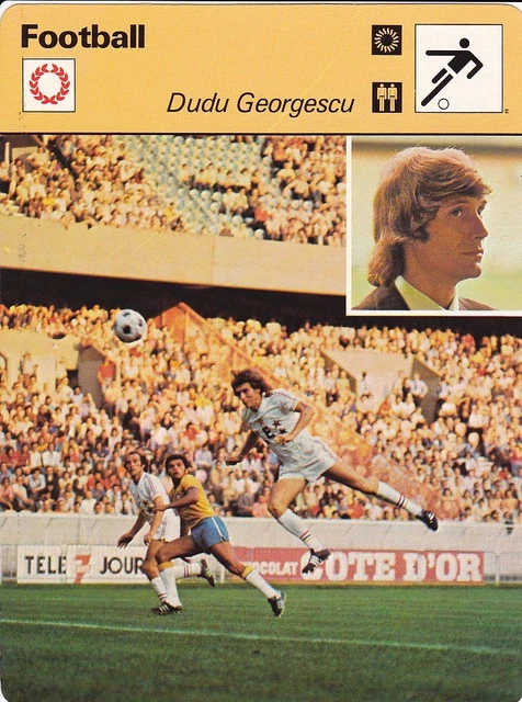 FOOTBALL CARTE JOUEUR fiche photo DUDU GEORGESCU ( ROUMANIE ) EUR 2,49 ...