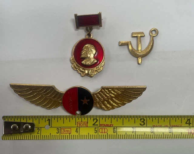 LOT OF Russian Soviet Air Force Pilot Badge Wings Pin £3.31 - PicClick UK