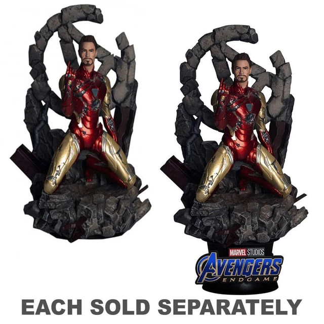 AVENGERS ENDGAME IRON Man Mark 85 Diorama Abs Pvc 6 pouces de haut très détaillé EUR 83,99 ...