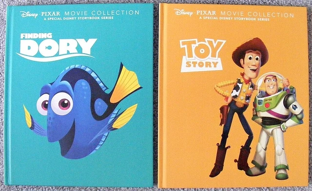 DISNEY PIXAR MOVIE COLLECTION BOOKS x2 Toy Story + Dory Storybooks ...