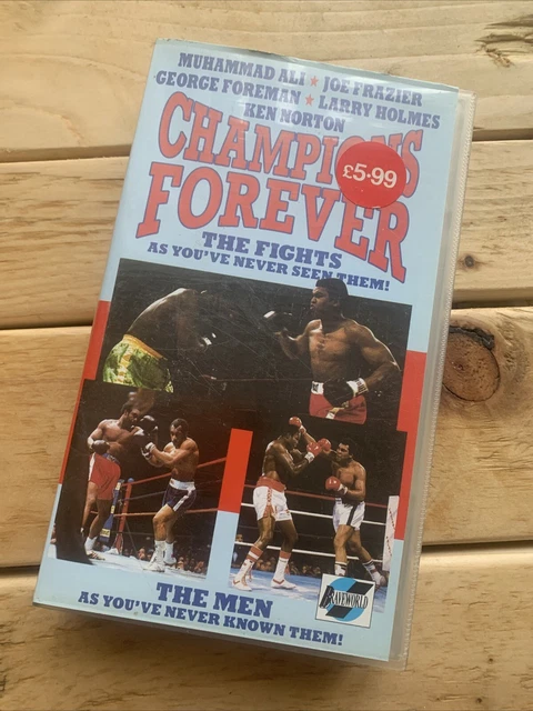 CHAMPIONS FOREVER BOXING VHS Video Tape Muhammad Ali Frazier Foreman ...