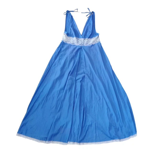 CLAIRE SANDRA LUCIE Ann Beverly Hills Blue Night Gown Dress NO SIZE £ ...