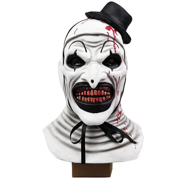 TERRIFIER KILLER ART The Clown Masks Halloween Scary Joker Full Head ...
