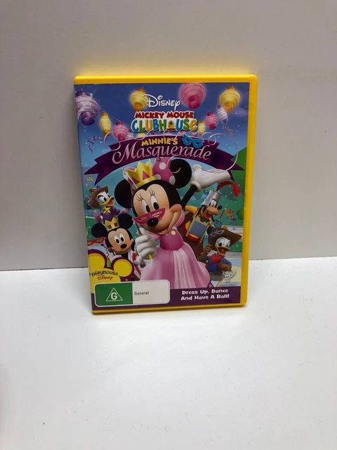 MICKEY MOUSE CLUBHOUSE-MINNIE'S Masquerade (DVD, 2010) VGC Region 4 $5. ...