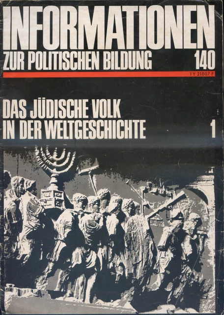 DAS JÜDISCHE VOLK in der Weltgeschichte 1- Informationen zur politischen Bildung EUR 1,00 ...
