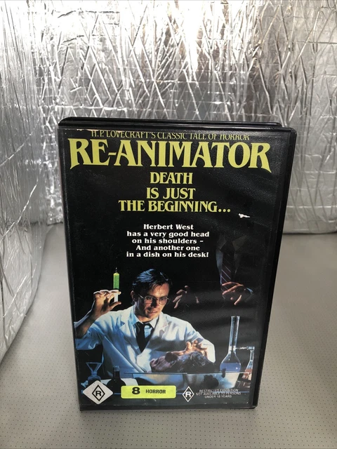 VESTRON VHS REANIMATOR Vhs Re-animator Vhs Big Box Ex Rental And ...