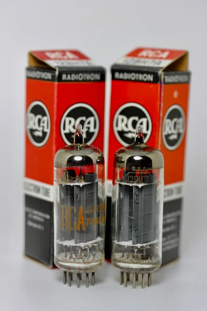 NOS RCA 12BH7A 7032 MATCHED PAIR NEW OLD STOCK TUBES 1960's for ...