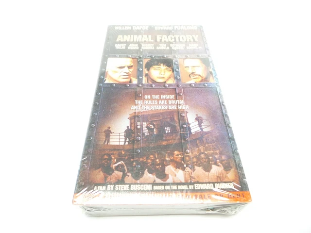 ANIMAL FACTORY (VHS Screener, 2000) Willem Dafoe, Edward Furlong, Danny ...