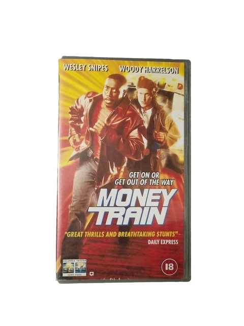 MONEY TRAIN (1995) Wesley Snipes/Woody Harrelson - VHS Tape - 18 Cert ...