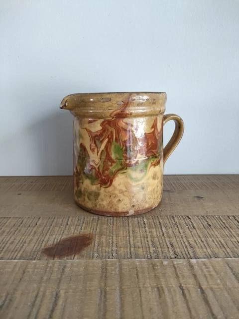 ANCIEN PICHET EN Terre Cuite Jaspée - Alsace, Savoie XIXe ? Vintage - Marbré EUR 65,00 - PicClick FR