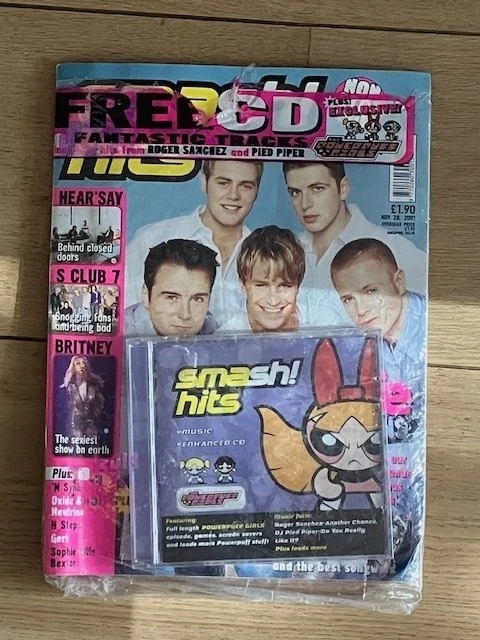 SMASH HITS MAGAZINE November 28th 2001 Westlife Hear'say Britney + free ...