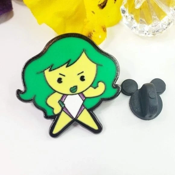 DISNEY SHE HULK Trading Pin Marvel Avengers Kawaii Lapel Pin Brooch ...